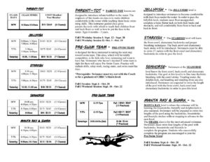 Lesson tri fold Fall I 2022 - CBRC Health & Fitness